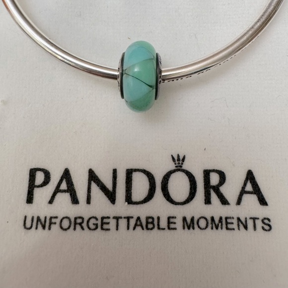 Pandora | Jewelry | Authentic Pandora Green Murano Bead | Poshmark